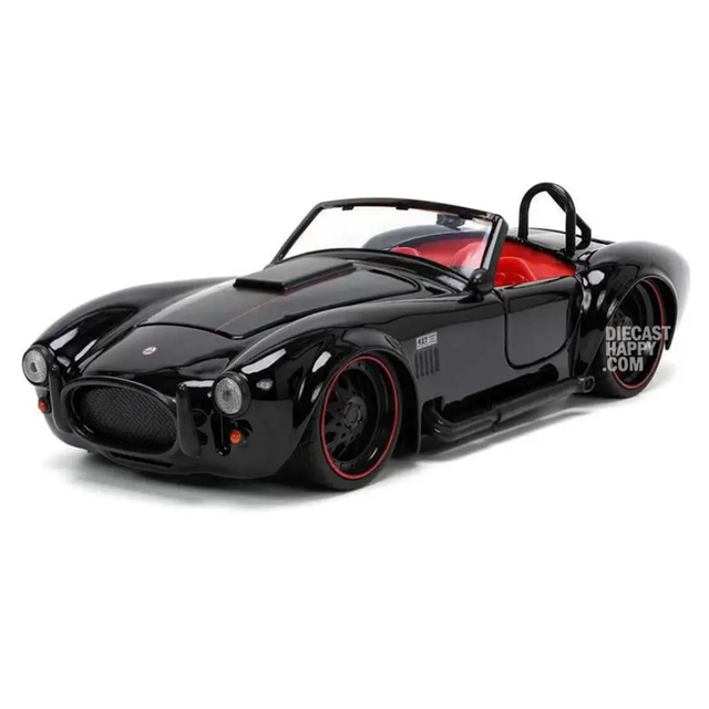 1965 Shelby Cobra 427 S/C 1:24 Scale Diecast Model Black by Jada 32704 ...