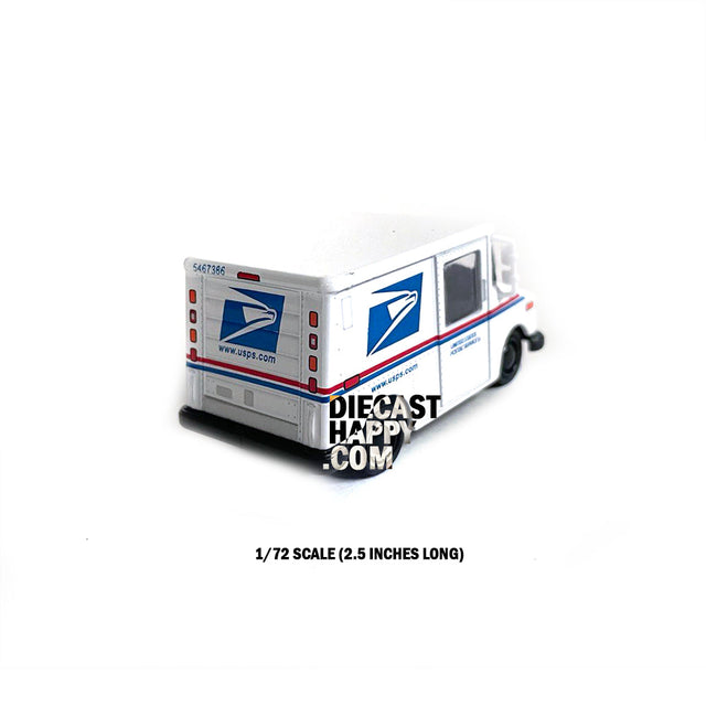 Mini USPS Mail Delivery Truck 1:72 (2.5 inch) Scale Diecast by Kinsmar ...