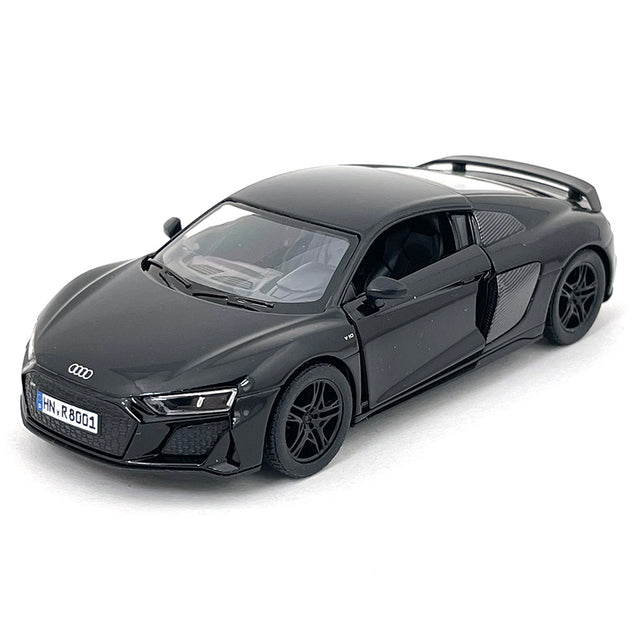 2021 Audi R8 1:36 Scale Diecast Model Black by Kinsmart – diecast happy