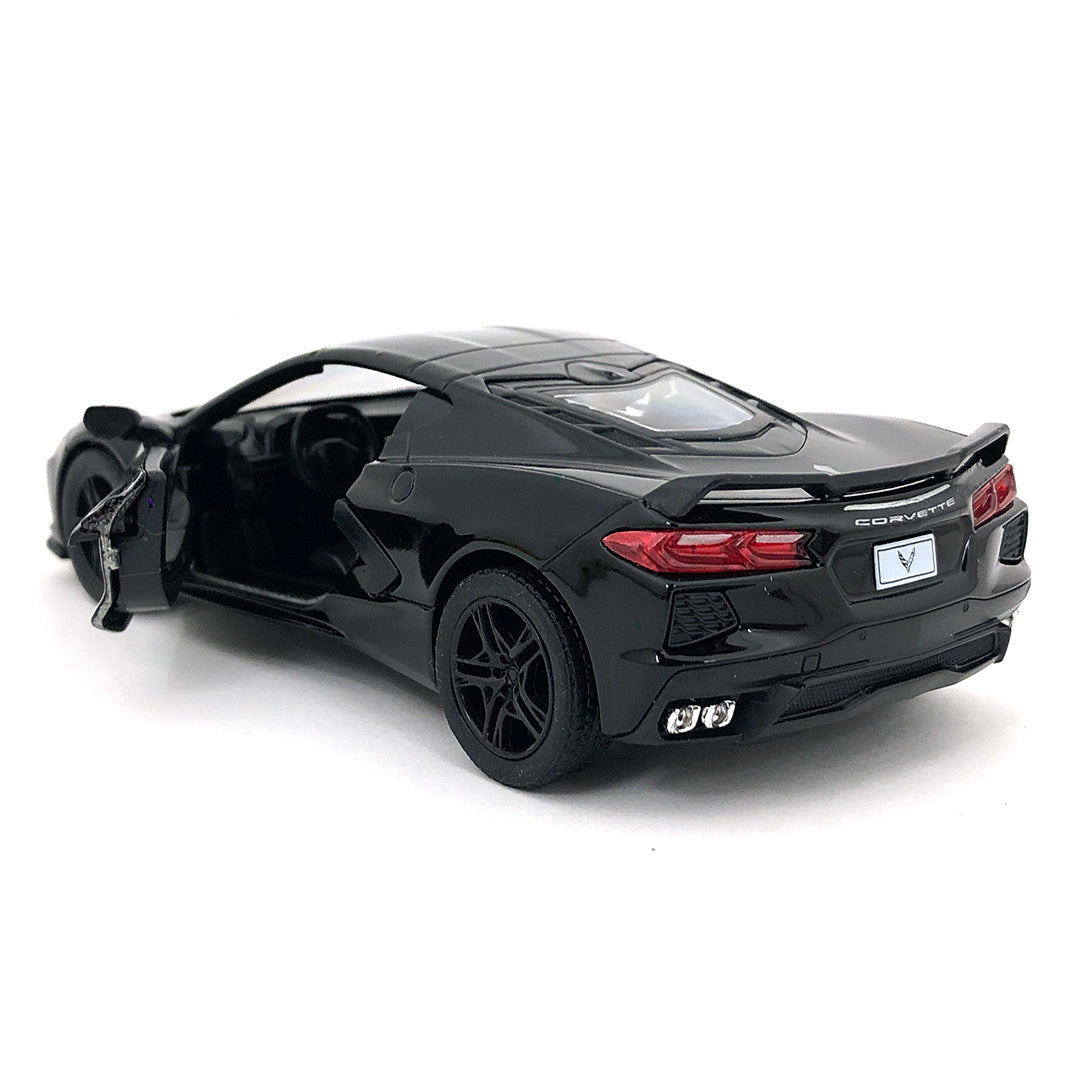 2021 Chevy Corvette C8 1:36 Scale Diecast Model Black by Kinsmart ...