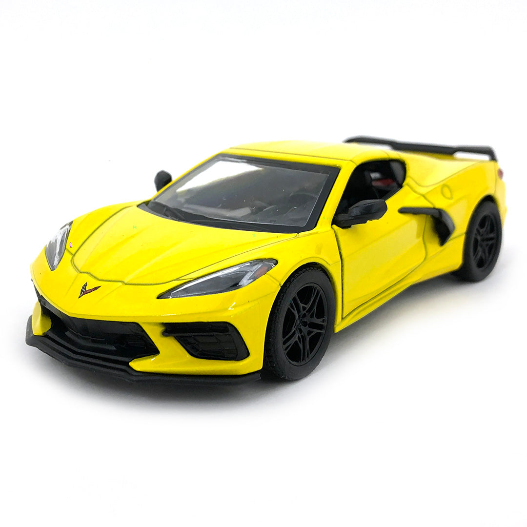 2021 Chevy Corvette C8 1:36 Scale Diecast Model Yellow by Kinsmart ...