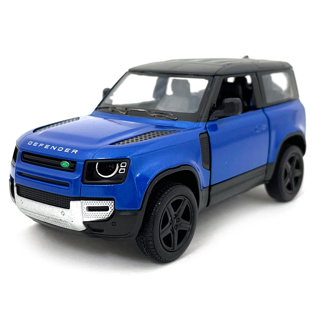 2021 Land Rover Defender 90 1:36 Scale Diecast Model Blue by Kinsmart ...