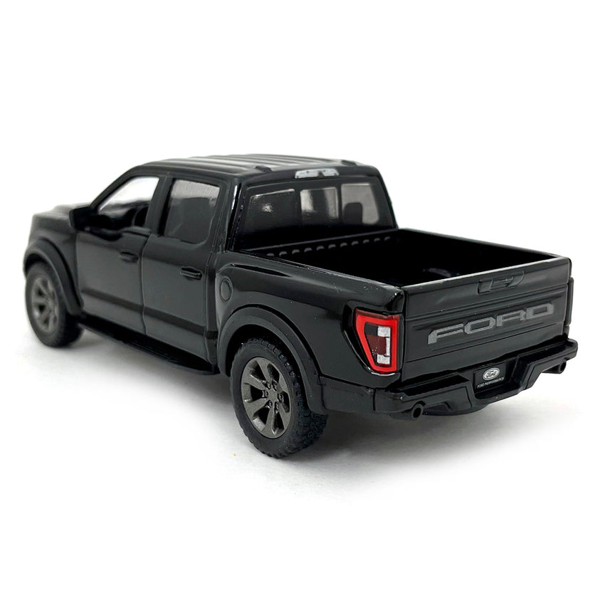 2022 Ford F-150 Raptor Pickup 1:46 Scale Diecast Model Black by Kinsma ...