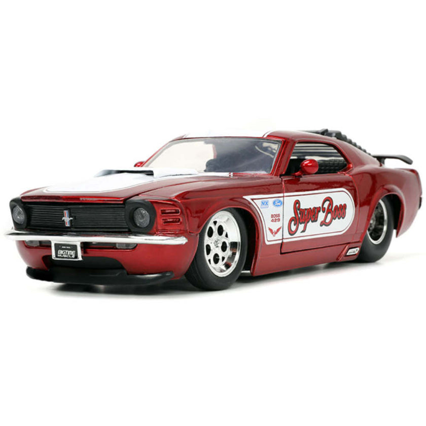 Bigtime Muscle 1970 Ford Mustang Boss 429 1:24 Scale Diecast Model Red ...