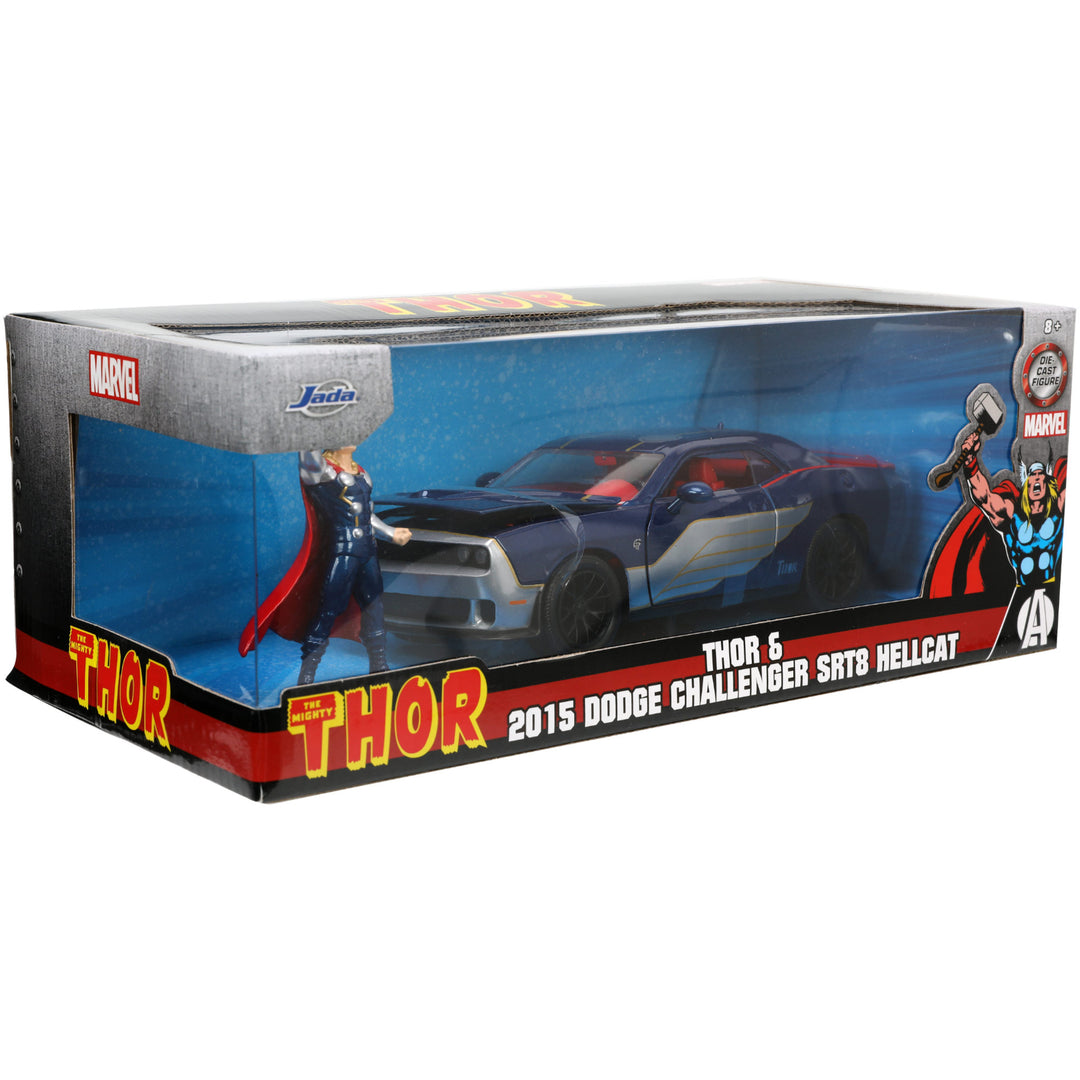 Marvel THOR 2015 Dodge Challenger Hellcat 1:24 Scale Diecast Model by – diecast happy