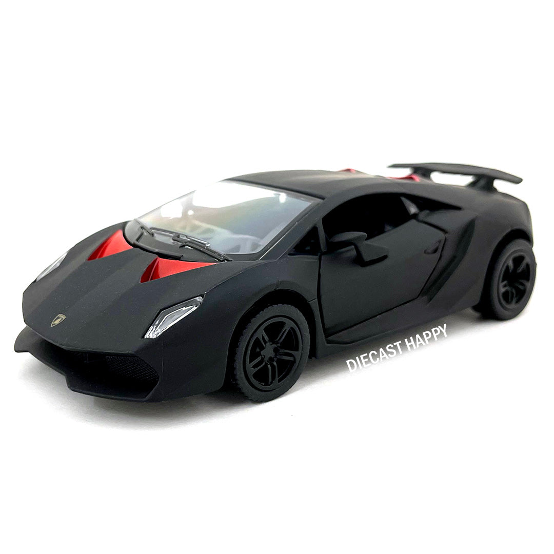 Lamborghini Sesto Elemento 1:38 Scale Diecast Model Black by Kinsmart ...