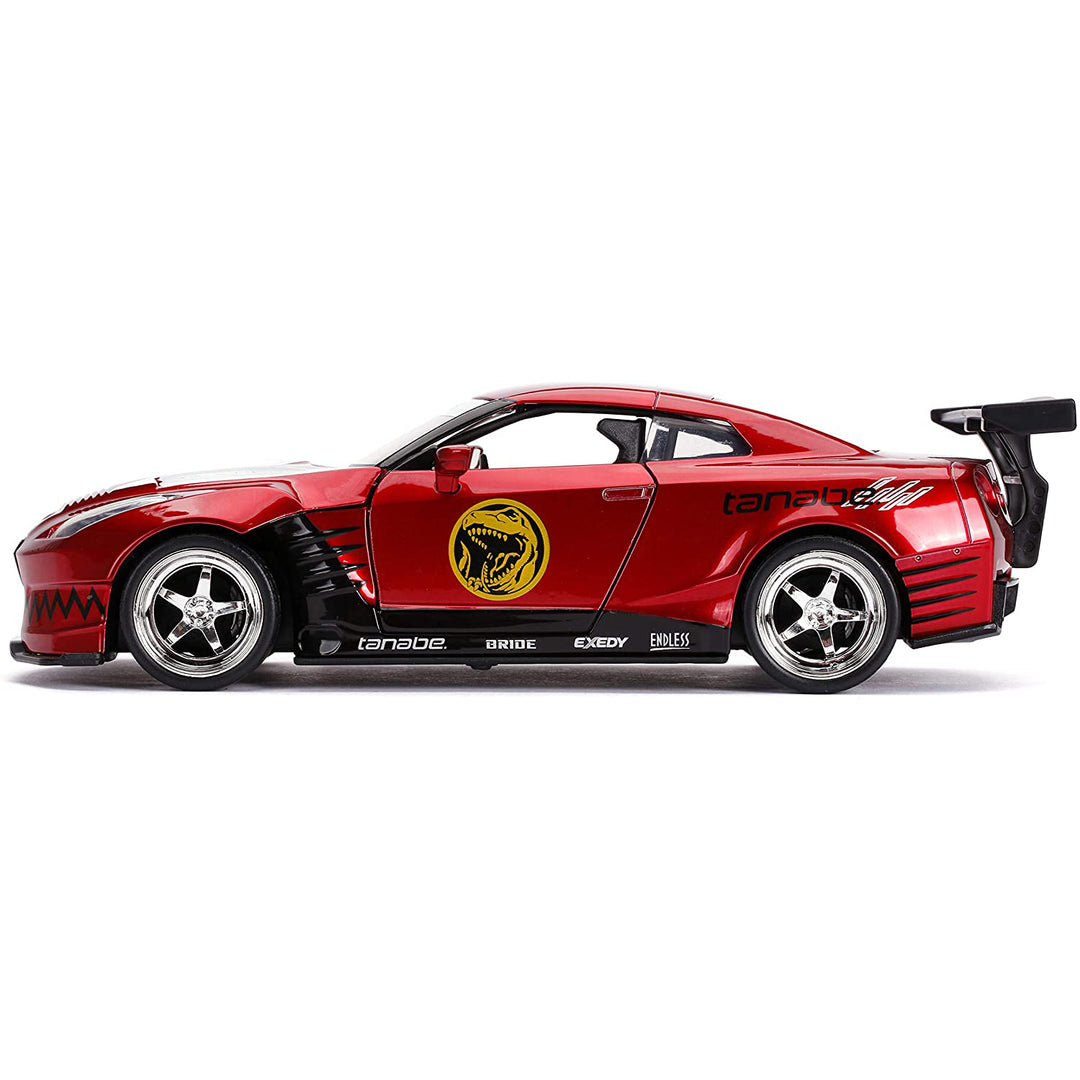 Power Rangers Nissan Skyline GT-R R35 1:24 Scale Diecast Model with Re ...